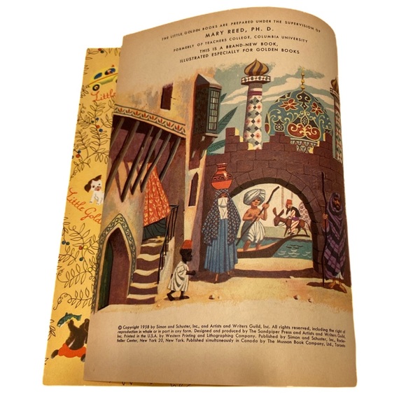 Vintage | Other | Vintage Rst Edition Ali Baba Little Golden Book ...